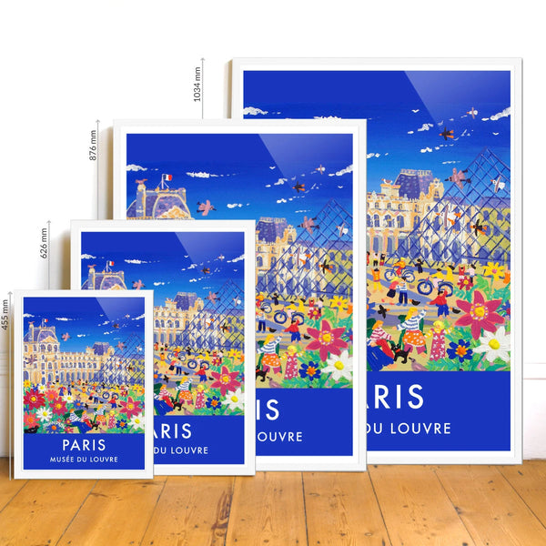 French Art Poster Paris, Musee du Louvre | John Dyer Gallery