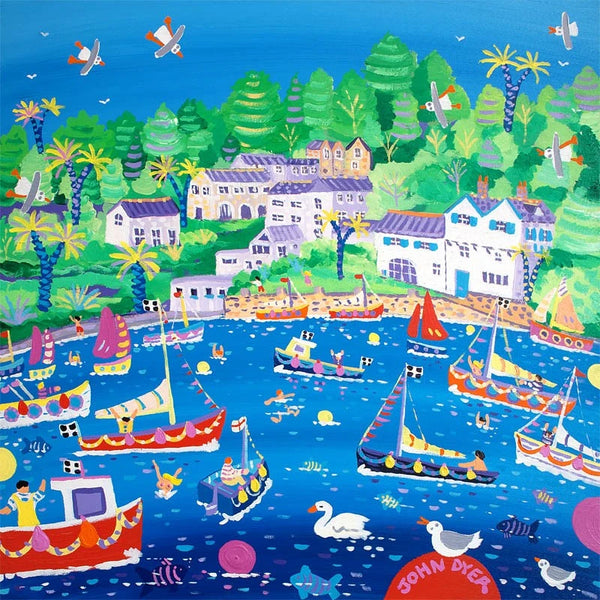 Fowey River Days. Limited Edition Print of Fowey by John Dyer - John ...