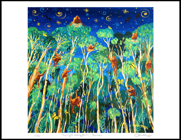 Limited Edition Jungle Print by Environmental Artist John Dyer. 'Twili ...