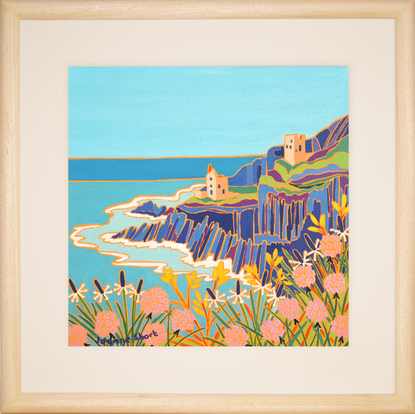 Joanne Short Painting. Rugged Cornwall, Botallack - John Dyer Gallery