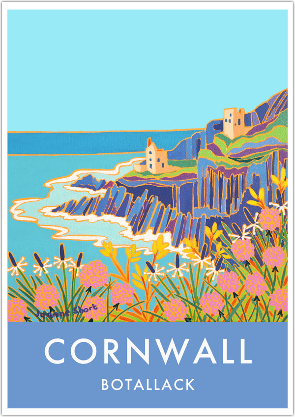 Botallack Tin Mines | Cornish Art Poster Prints | Cornwall Art Gallery ...