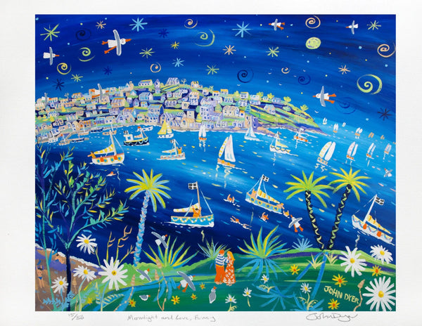 Romantic Art Print | Fowey Cornwall | John Dyer Gallery